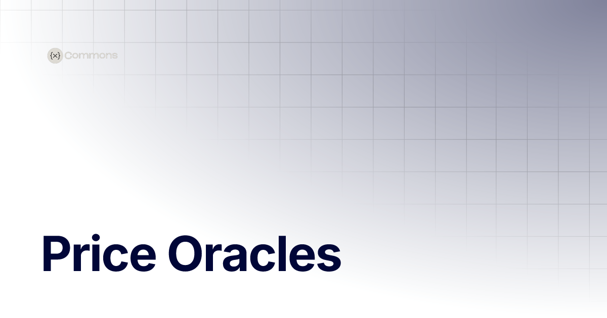 Price Oracles | Trainings