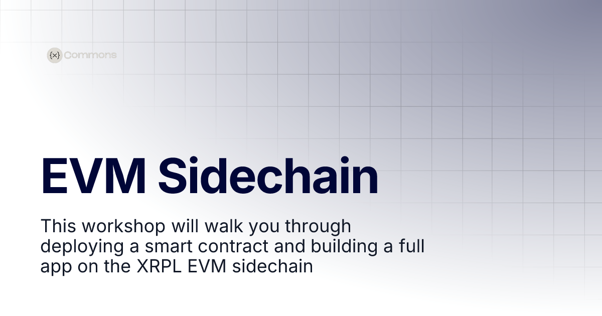 EVM Sidechain | Trainings